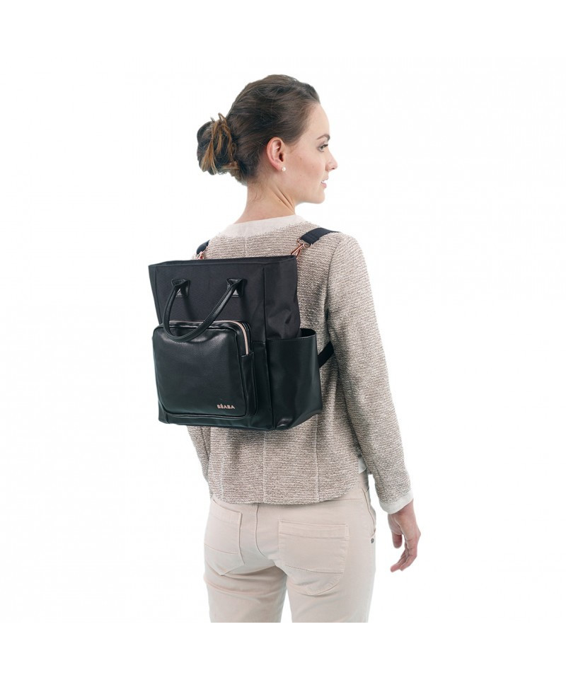 BEABA - SAC KYOTO BLACK/ROSE GOLD - ACHAT - BEABA - SAC KYOTO BLACK ...